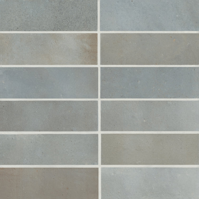 Bedrosians Celine 2" x 6" Matte Porcelain Floor & Wall Tile & Reviews | Wayfair